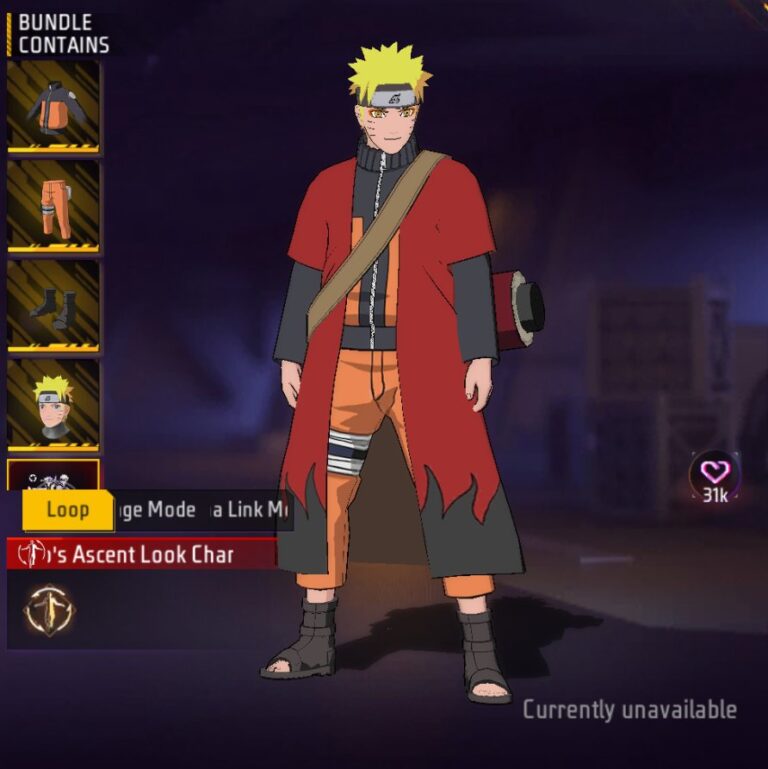 How to Get Naruto Bundle from Naruto Ascension Event – Free Fire Info