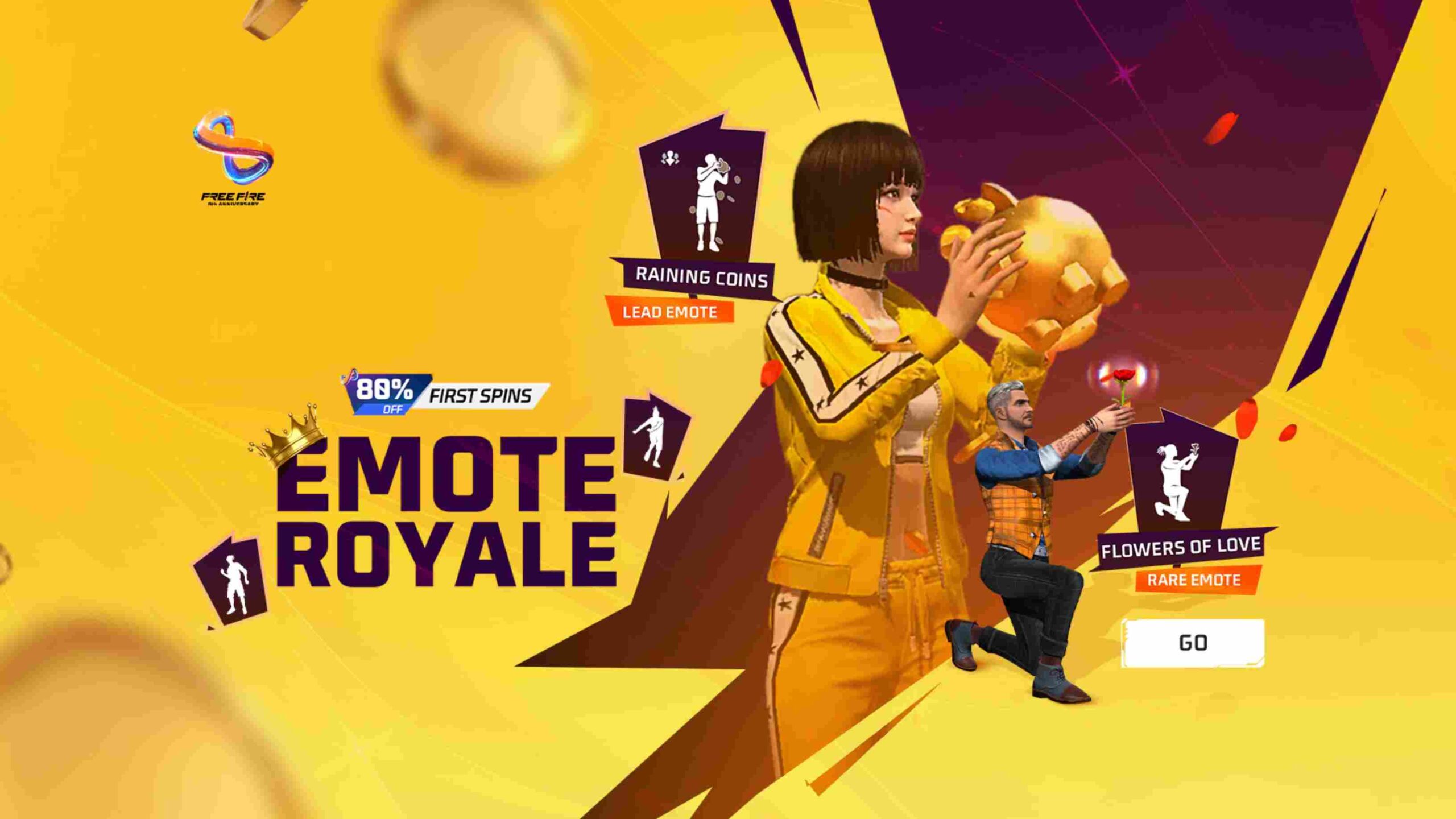 Flowers of Love Rare Emote Relaunching – New Raining Coins Lead Emote ...