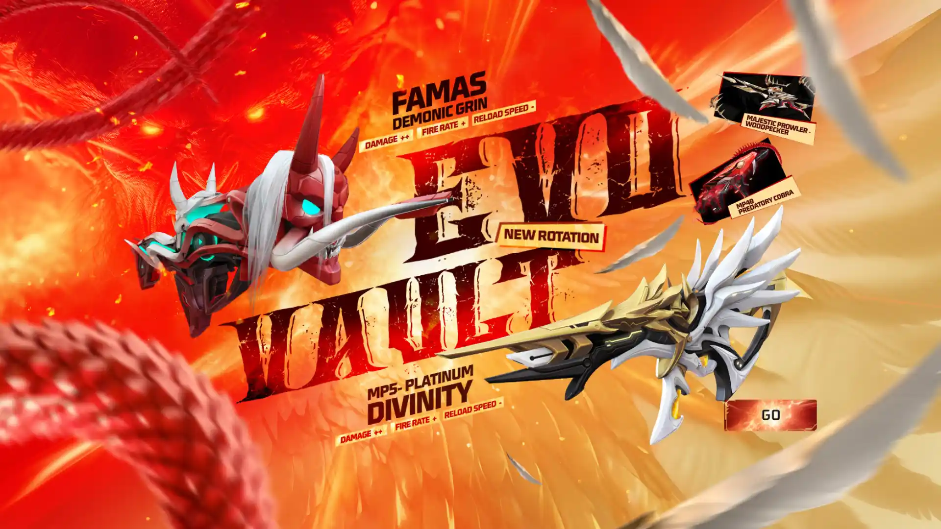 December 2025 Evo Vault Event of Free Fire! Unlock Evo MP5 – Platinum ...