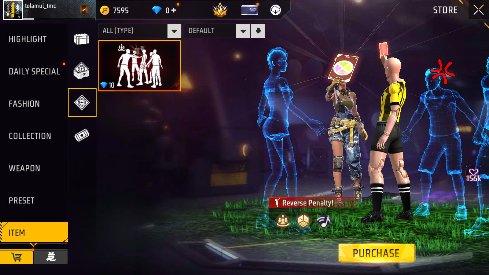 Reverse Penalty Multiple Teammate Interaction Emote is Coming in Faded ...